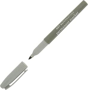 Amazon.com: Art Alternatives Permanent Marker, Fine Tip, Grey - Multi ...
