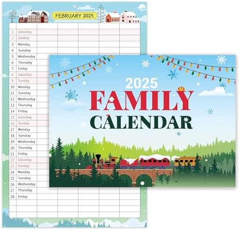 2025 Family Calendar - 2025 Calendar, January 2025 - December 2025 ...