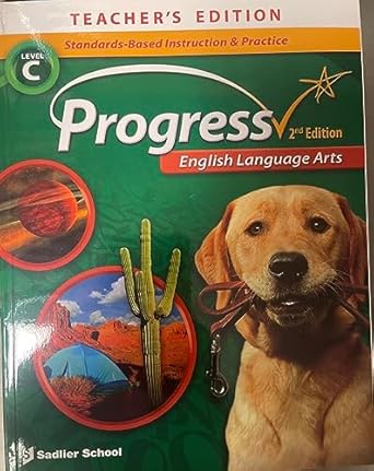 Sadlier's School Progress English Language Arts Level C Grade 3 Student ...
