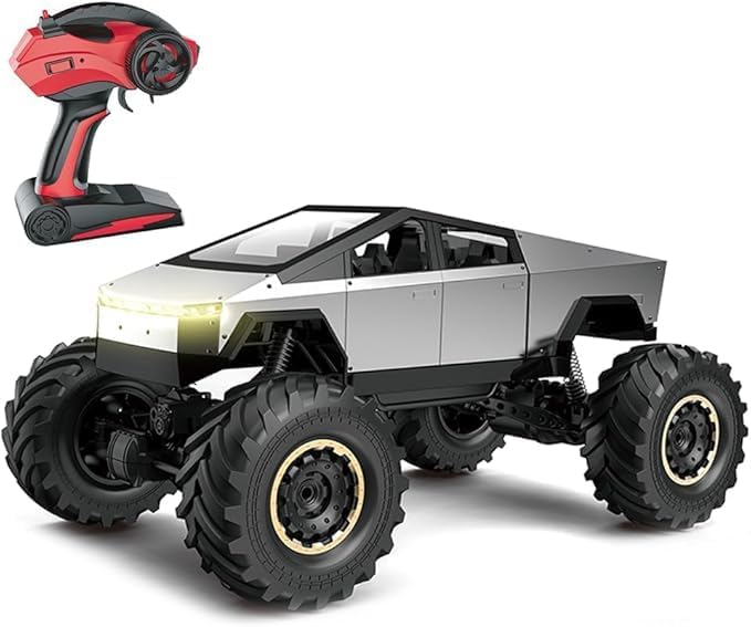 RC Cybertruck Remote Control Car, 1:8 Scale, 2.4GHz 4WD Off-Road ...