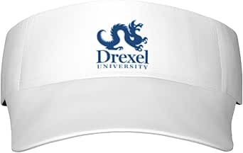 Drexel University Logo Adjustable Leaky Top Cap Cotton Denim Sun Visor ...