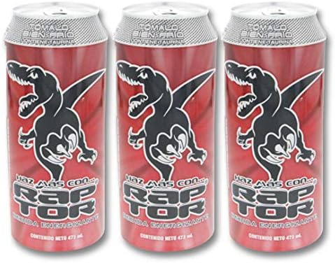 Amazon.com : Raptor Energy Drink with Sparkling Fruit Punch Flavor ...