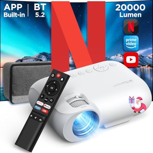 Amazon.com: YOTON Y9 Netflix Projector with wifi and bluetooth, Portable Projector 4K support ...
