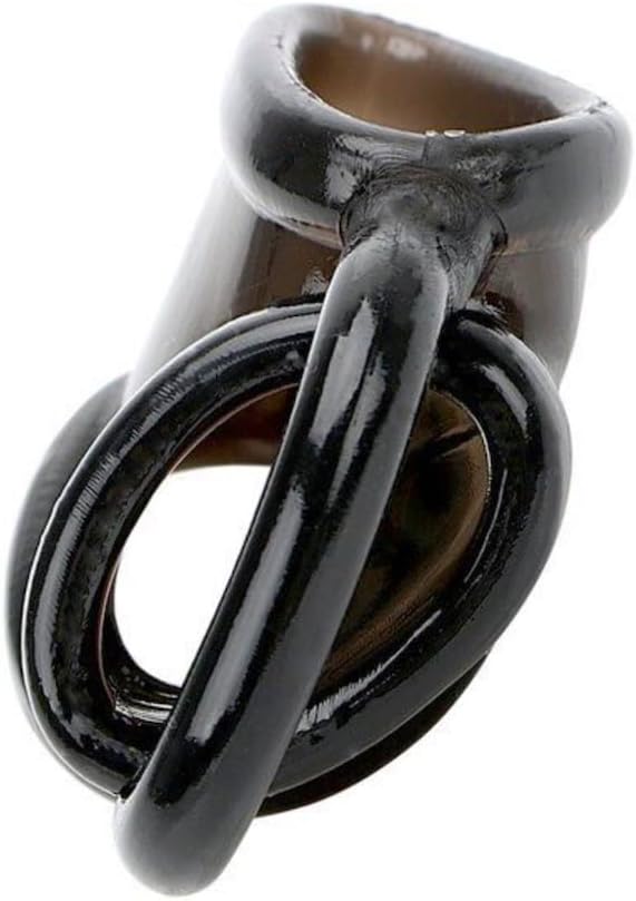 Amazon.com: Stretchy T-Style Cock Ring Sleeve Ball Divider Splitter ...
