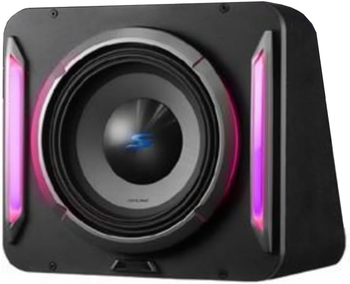 Amazon.com: Alpine S2-SB8 8" S-Series Halo PrismaLink Preloaded ...