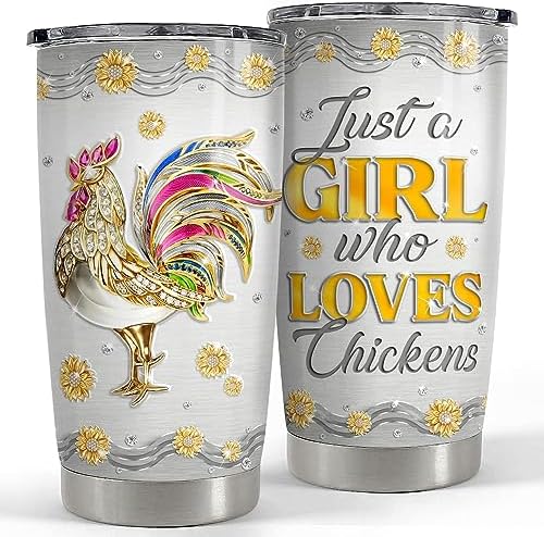 Amazon.com | Cosictic Crazy Chicken Lady Gift, Chicken Gift For Chicken ...