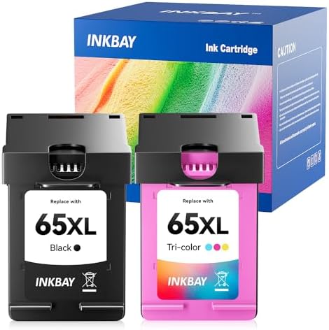 Amazon.com: INKBAY 65XL Ink Cartridge Combo Pack Remanufactured ...