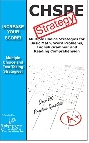 Amazon.com: CHSPE Test Strategy: Winning Multiple Choice Strategies for ...