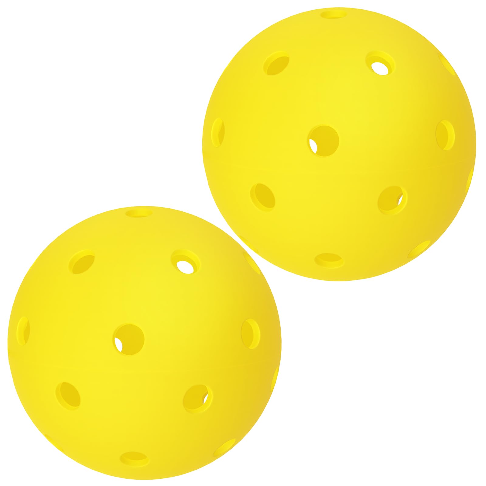 Bumzoi 40 Holes Pickleball Balls, USAPA Approved Yellow Pickleball ...