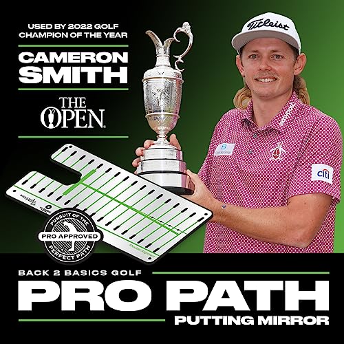 Back 2 Basic Golf Pro Path Golf Putting Mirror – Portable Putting ...