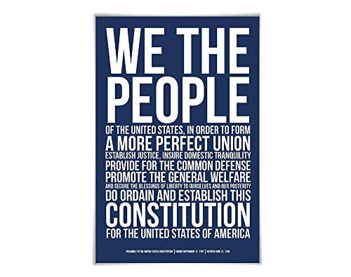 Amazon.com: Preamble to the US Constitution Art Print. 60 Colours/8 ...