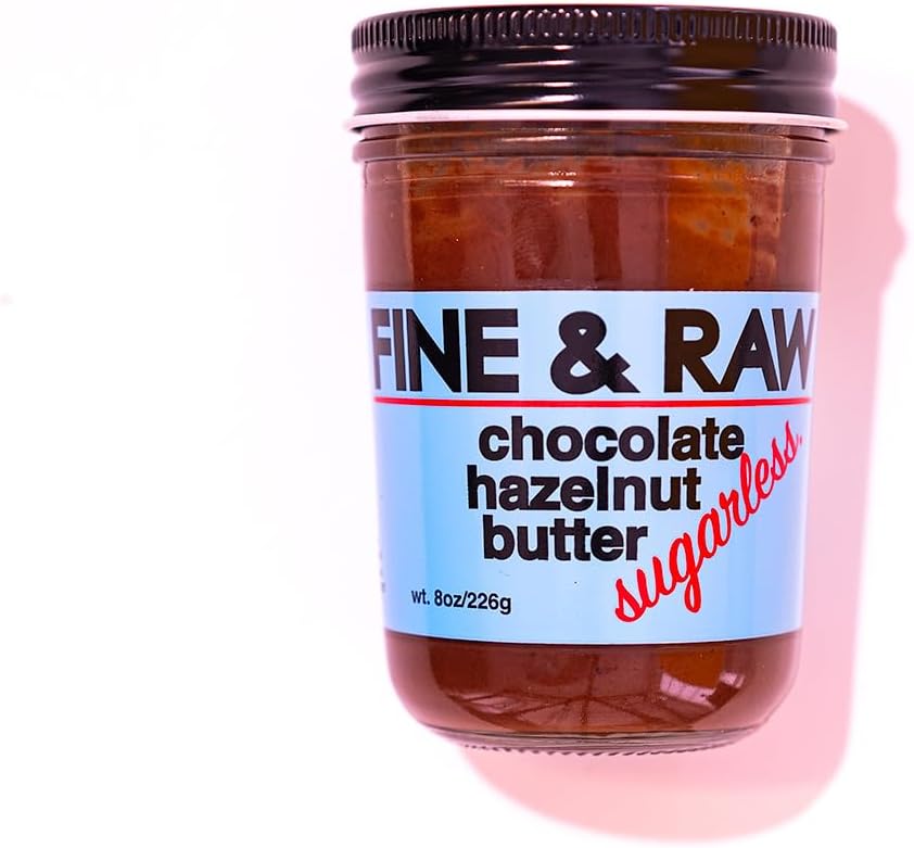 Amazon.com : Fine & Raw Sugarless Chocolate Hazelnut Butter Spread 8 ...