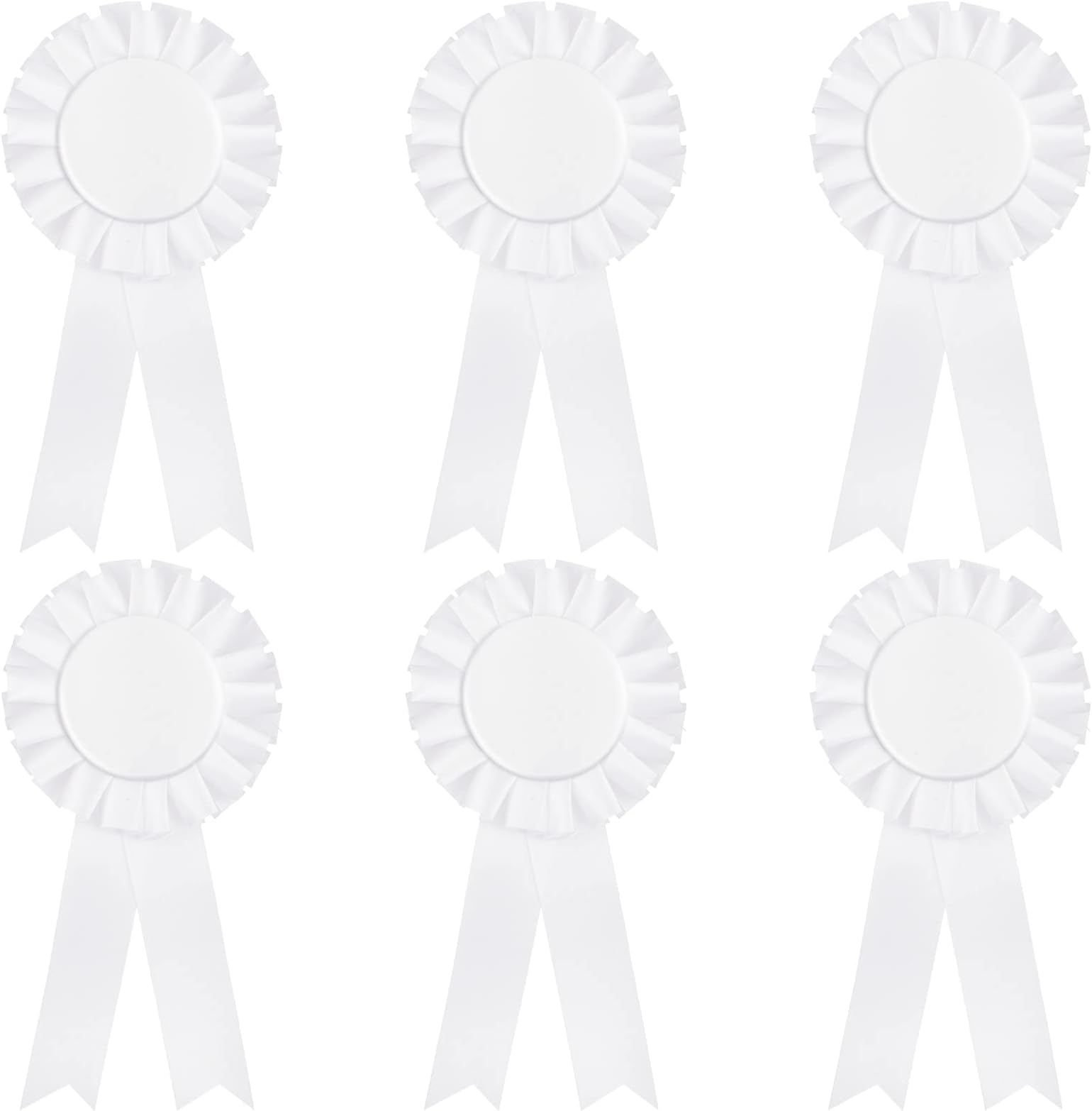 Amazon.com : 12 Pieces Blank Award Ribbon Prize Ribbon 1st Place ...
