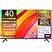 Amazon.co.jp: ハイセンス 40V型 40E4N フルハイビジョン 液晶 テレビ ネット動画 ダブルチューナー 外付けHDD 裏番組録画 Alexa ゲームモード AirPlay2 ...