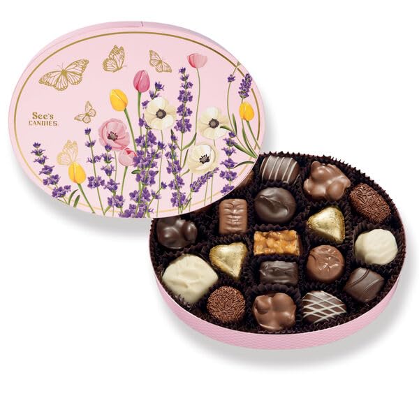 Amazon.com: See's Candies 11.5 oz Spring Bloom Box : Grocery & Gourmet Food