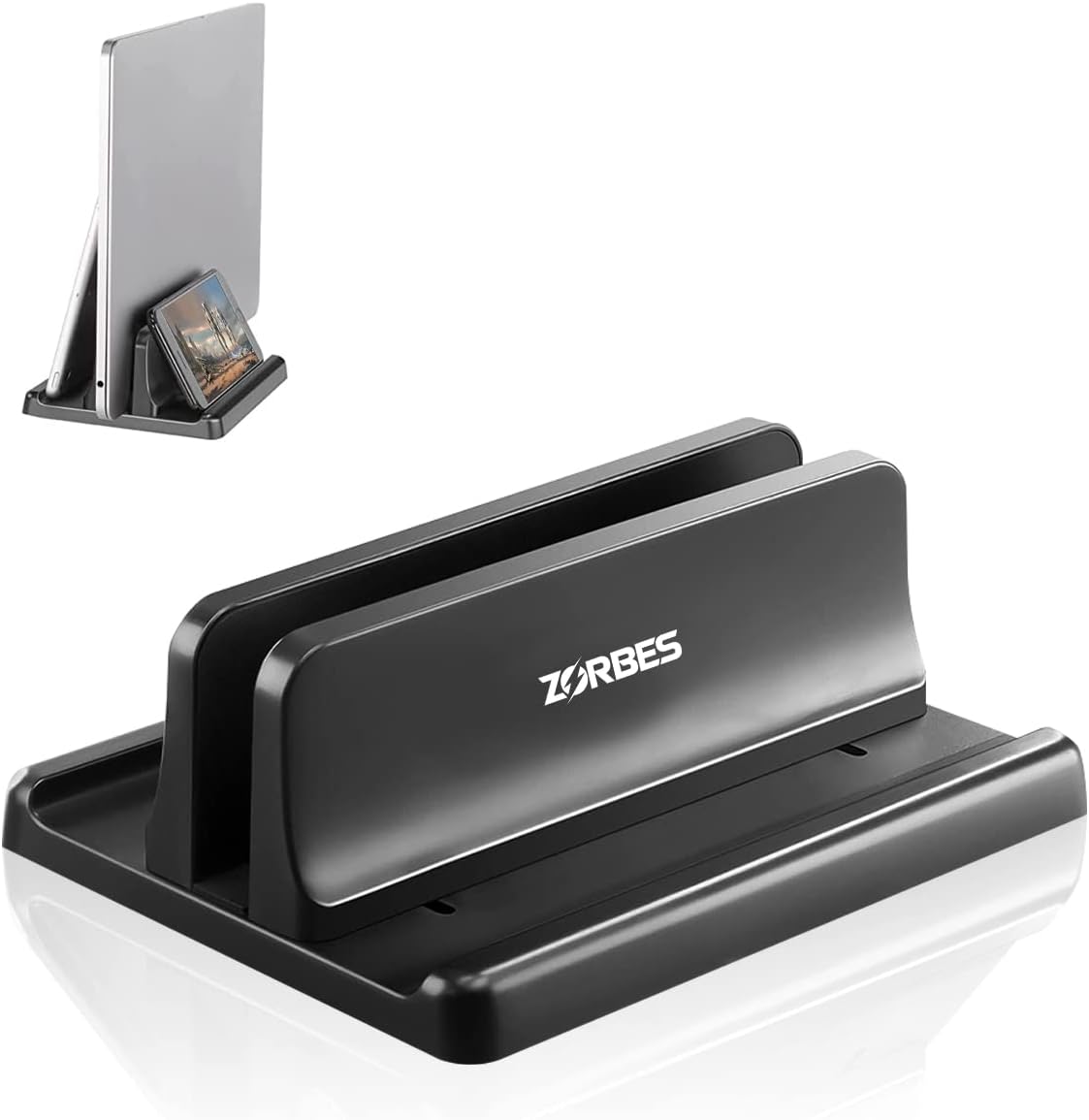 ZORBES® Laptop Holder for Desk with Silicone to Protect Notebook Sizes ...