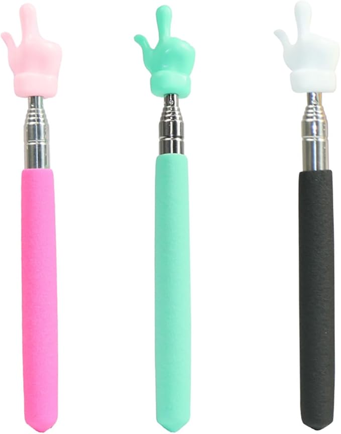 Amazon.com : 3pcs Telescopic Teachers Pointer, Mini Extendable Hand ...