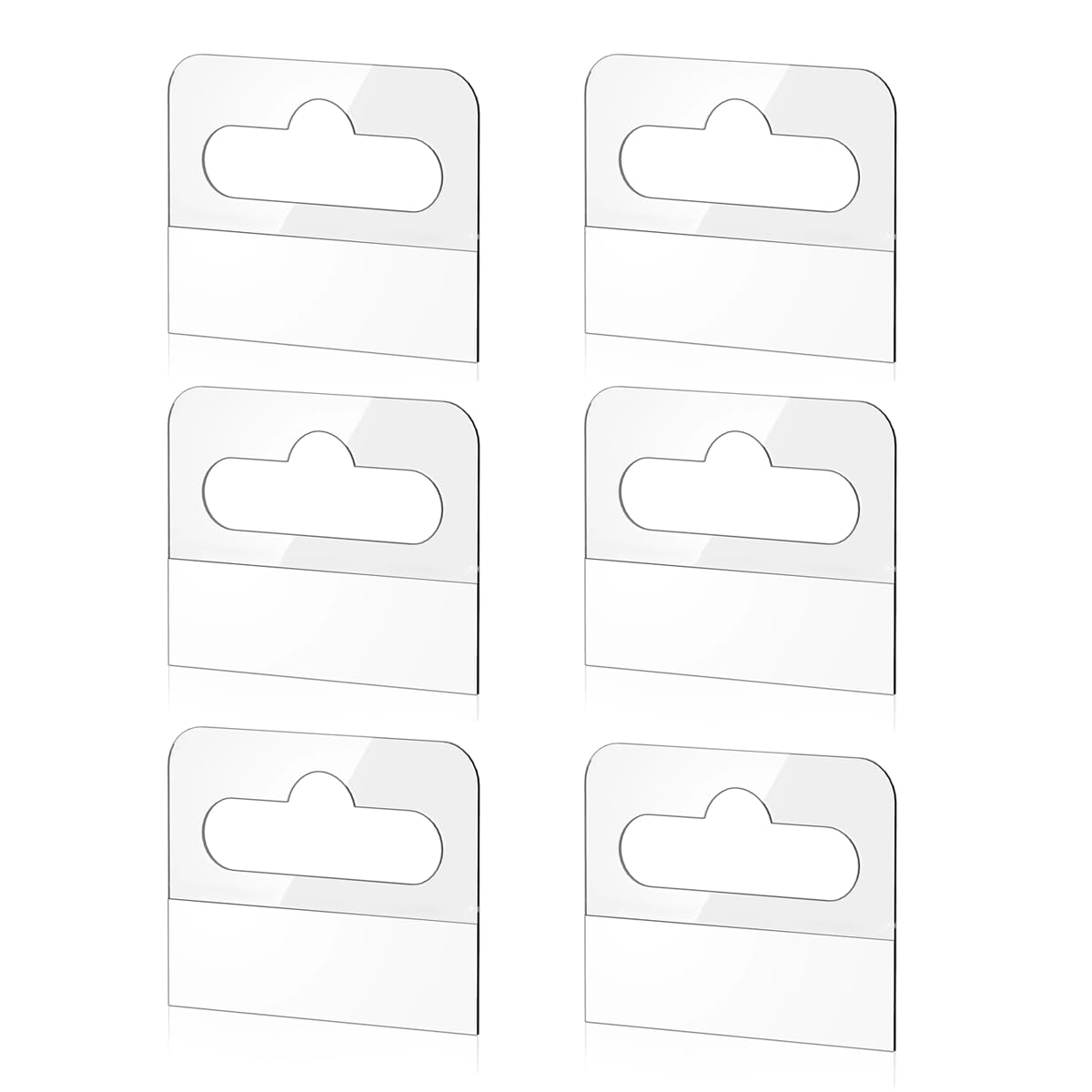 Amazon.com : Helonge Self Adhesive Plastic Hanging Tabs, 200 Pcs Hang ...