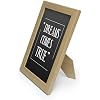100x70cm Oak Wood Effect Picture Frame with Clear Perspex Front ...