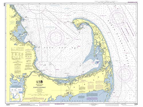 Amazon.com: Cape Cod Bay - 2013 Nautical Map Massachusetts- Duxbury ...