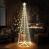 Amazon.com: 7.6FT Outdoor Christmas Tree with 330 Warm White LED Lights ...