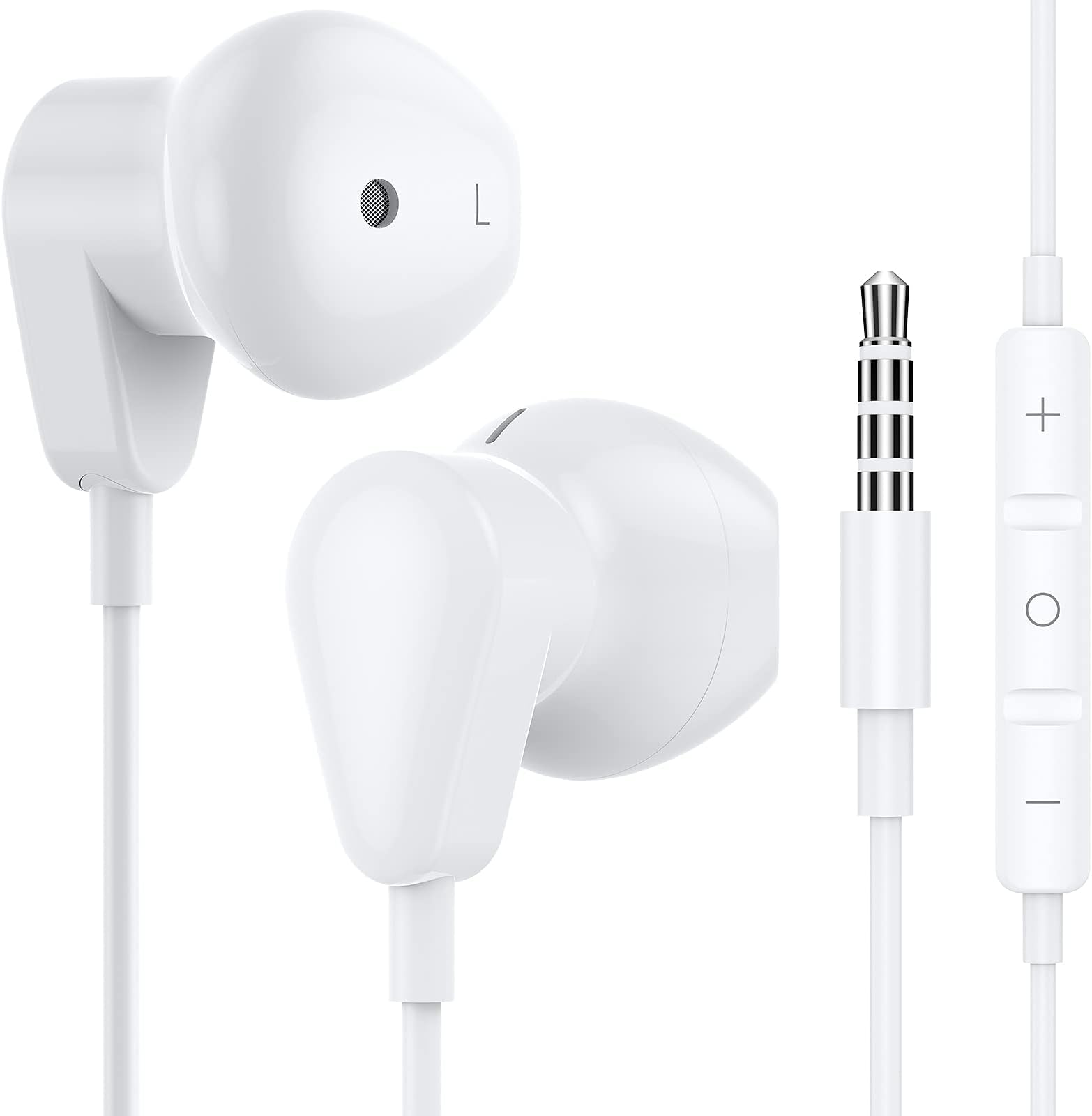 Amazon.com: Wired Earphones for Galaxy A50, A30, A20 - Headphones ...
