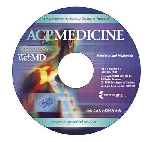 ACP Medicine CD-ROM: Comprehensive Updated Text of Internal Medicine ...