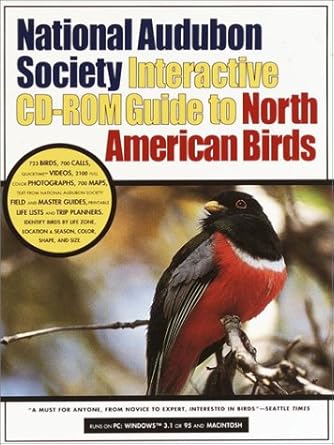 The National Audubon Society Interactive Cd-Rom Guide to North American ...