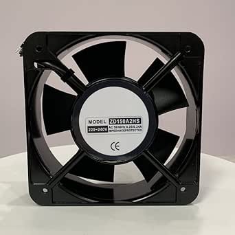 Ventilador de refrigeración 220 V 0,20 A 15050 150 x 150 x 50 mm : Amazon.com.mx: Automotriz y ...
