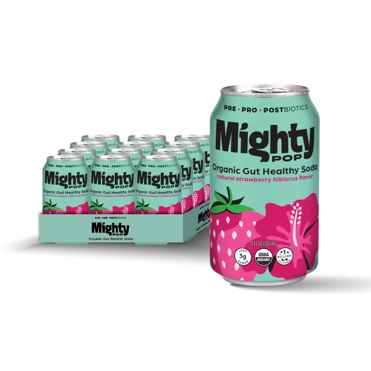 Snapklik.com : Mighty Pop (Strawberry Hibiscus) Prebiotic, Probiotic ...