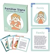 Auslan Sign Language 200 Flash Cards - Learn Australian Sign Language ...