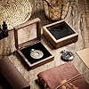 Amazon.com: SiliFine 2 Pcs Wooden Pocket Watch Display Case Walnut Wood ...