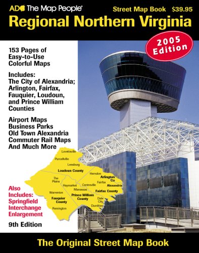 Buy ADC The Map People Regional Northern Virginia: Street Map Book Book ...