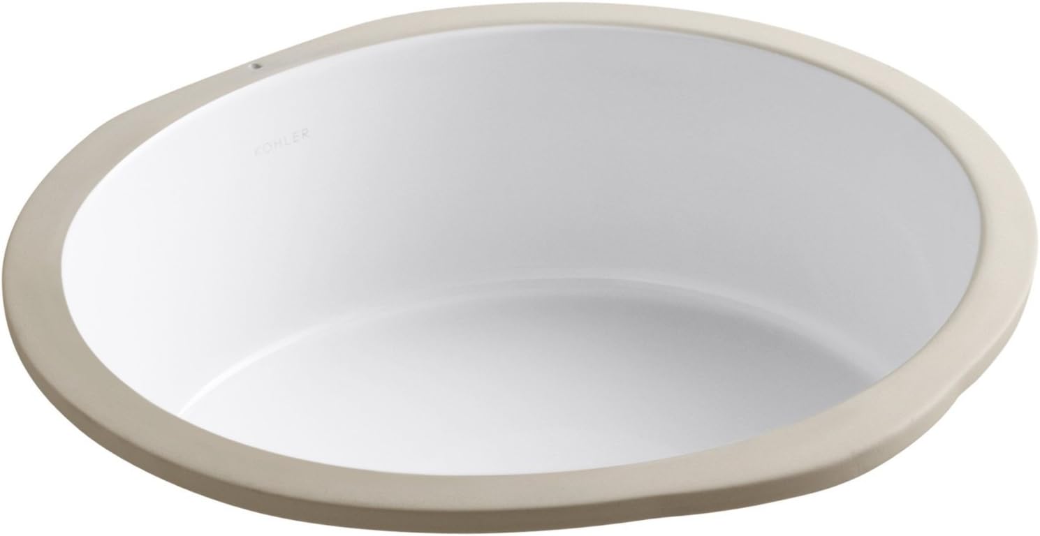 American Standard 0484.000 Estate 19-1/8" Undermount Vitreous China ...