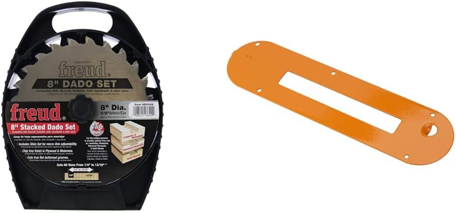 Freud-Diablo 8" Stacked Dado Set for All Saws (SD208S), Multi, One Size ...