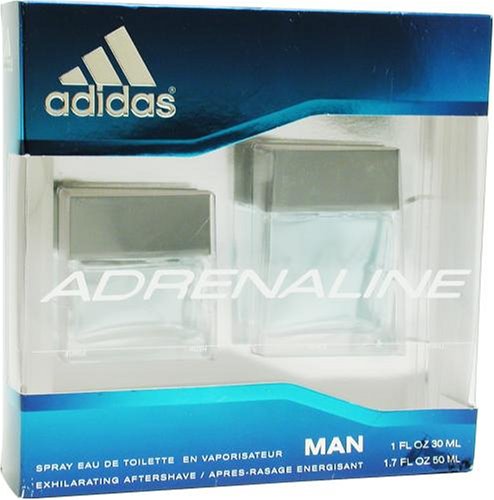 Amazon.com : Adrenaline By Adidas For Men. Set-edt Spray 1 Ounces ...