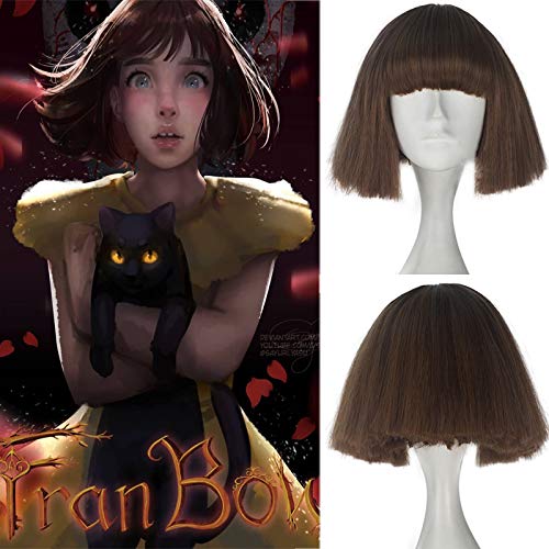 Amazon.com : Blue Bird The Game Fran Bow Cosplay Wigs Synthetic Short ...