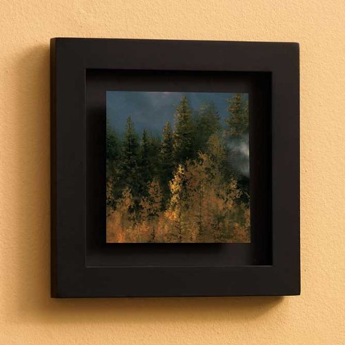 Autumn Song Pine Trees 3 Shadowbox by Rosemary Millette Print Open ...