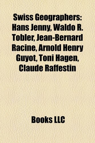 Amazon.co.jp: Swiss Geographers: Hans Jenny, Waldo R. Tobler, Jean ...