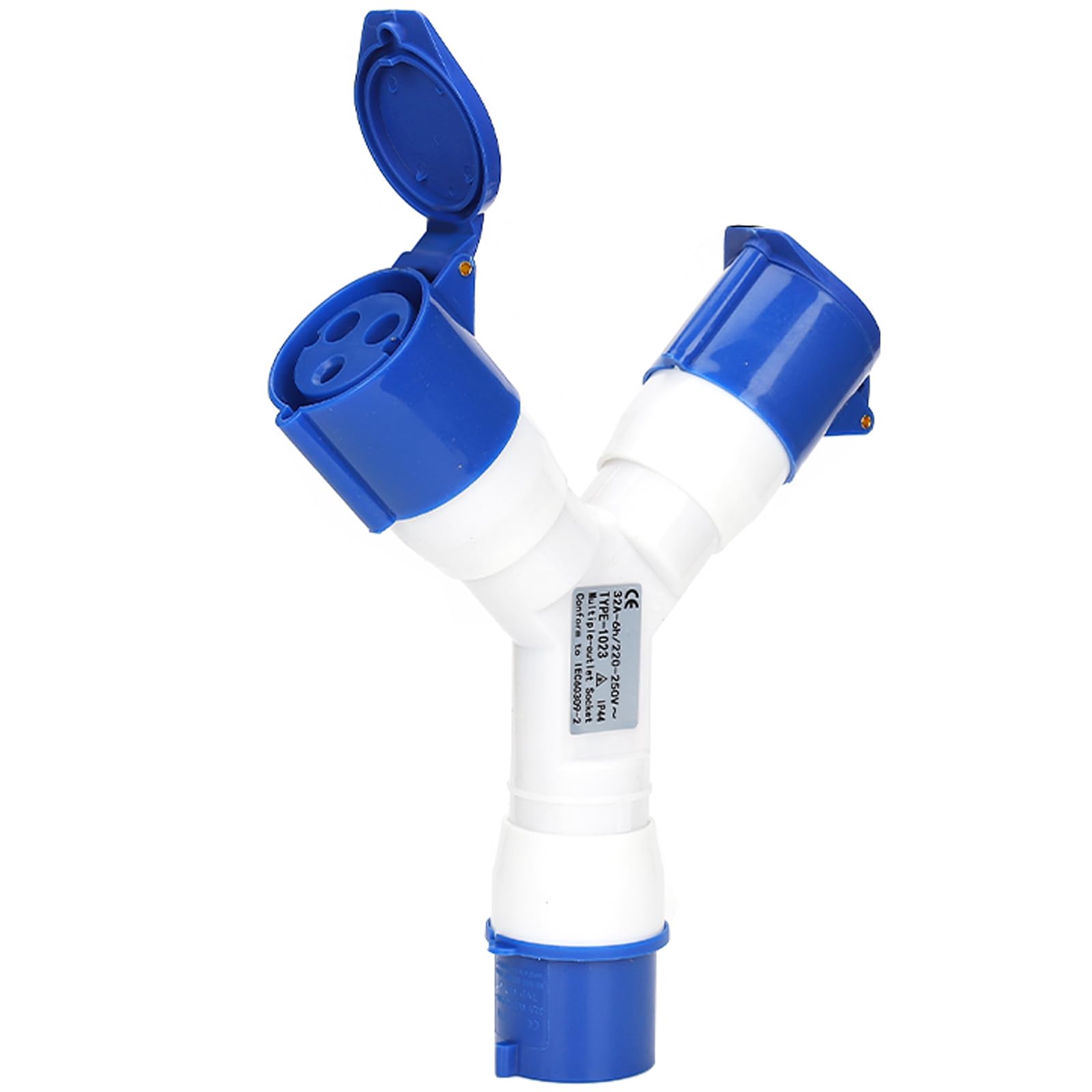 2-Way Splitter SUPERTOOL 32A 220v IP44 2 Way 3 pin Industrial Site Plug ...