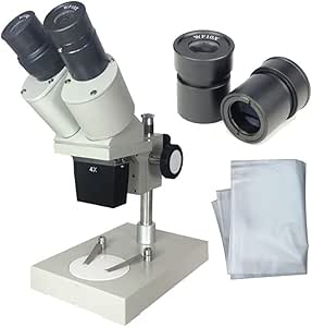 Amazon.co.jp: Laboratory Microscope Slide 40X Binoculars Stereo ...