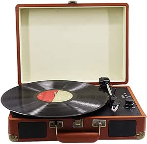 Turntable Record Player 3 Speeds with Built-in USB MP3 Playback ...