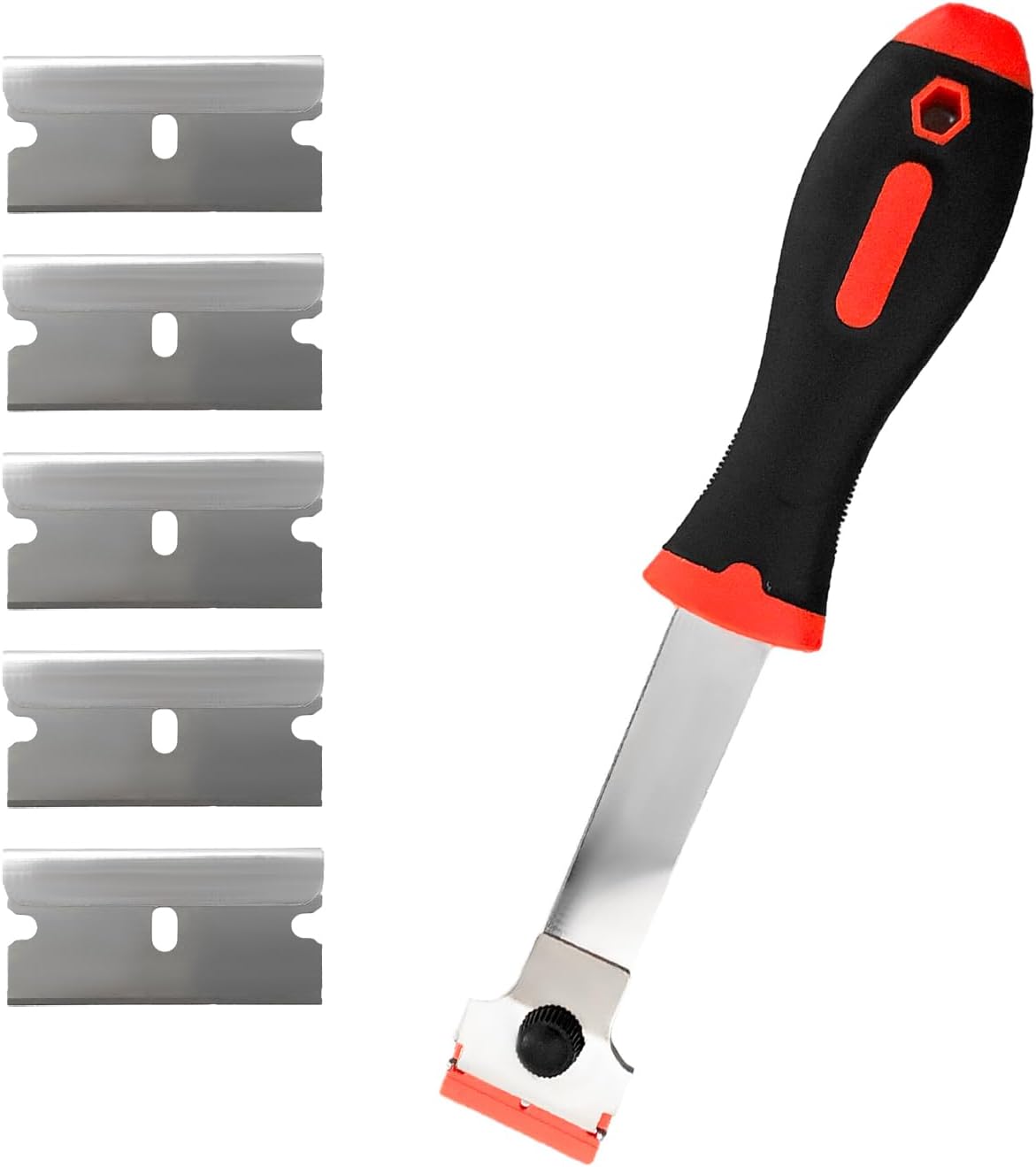 Amazon.com: Dickno Razor Blade Scraper Tool, Long Razor Scraper with 5 ...