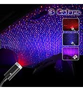 Aevdor USB Star Light Sound Activated, 3 Colors + 9 Functional Modes ...