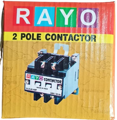 Rayo 2 pole contactor (Pack of, 2) : Amazon.in: Home Improvement