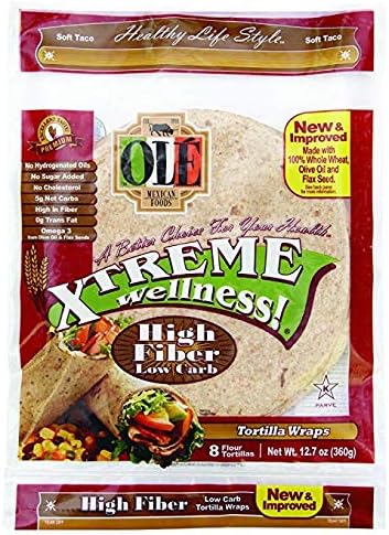 Amazon.com: Ole Mexican Xtreme Wellness Whole Wheat Tortilla Wraps, 12. ...