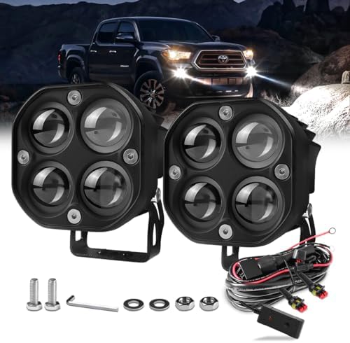 Amazon.com: Movglow LED Pods Off Road Lights Kit Amber White Driving Fog Lights 3 Modes ...