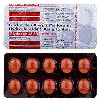 Glycinorm-M 80 - Strip of 10 Tablets : Amazon.in: Health & Personal Care