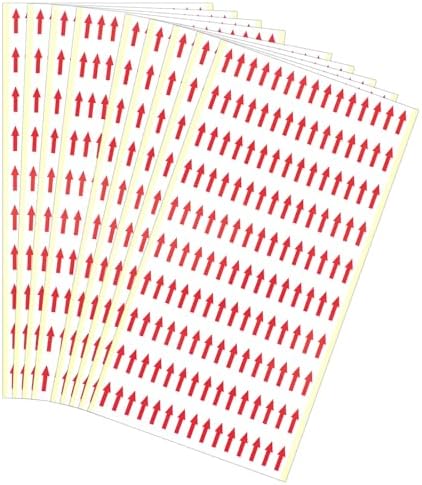 Amazon.com : YIKIADA Red Small Arrow Stickers 0.35 × 0.5 Inch Sticker ...