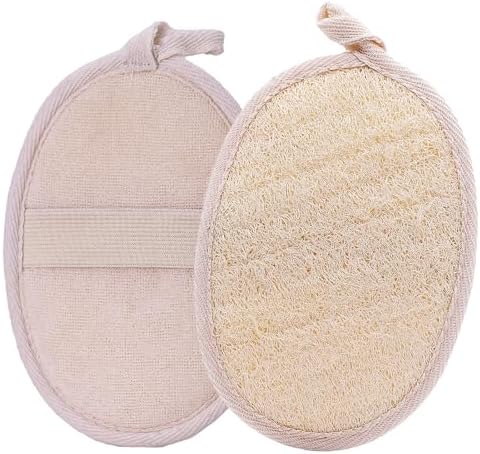 Amazon.com: Natural Loofah Exfoliating Body Scrubber for Women Made ...